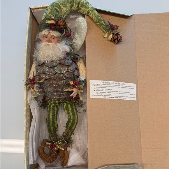 Mark Roberts | Holiday | Mark Roberts Pine Cone Fairy Med With Green ...